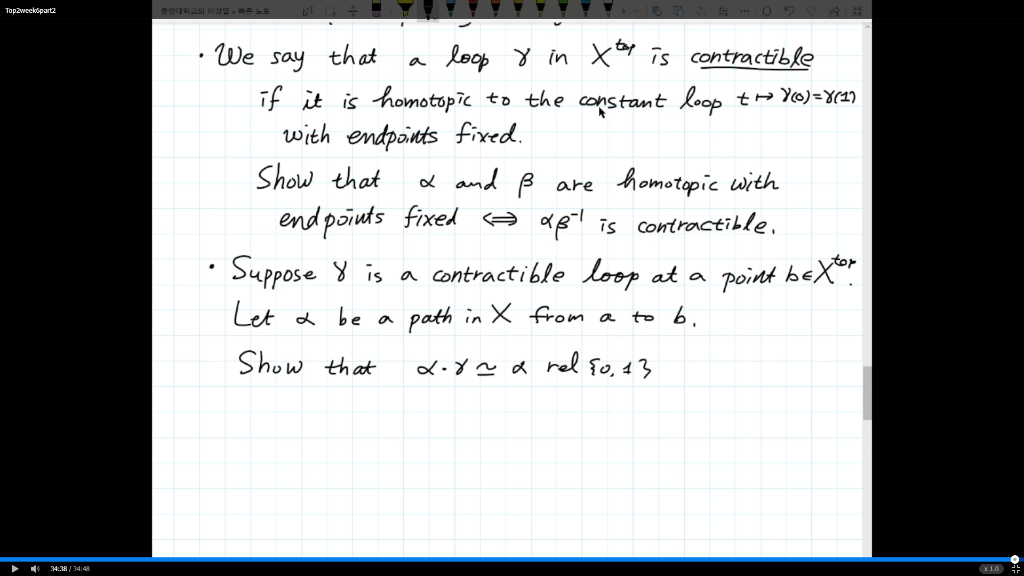 Tap2weekopart2 We say that a loop 8 in x top is | Chegg.com