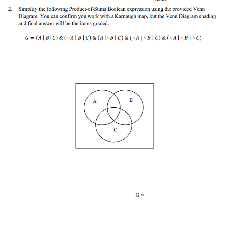 Solved Draw the following problem:Simplify the following | Chegg.com