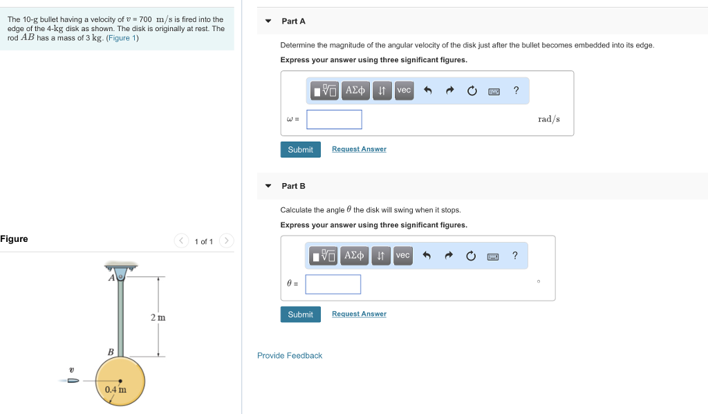 Solved The 10-g bullet having a velocity of v 700 m/s is | Chegg.com