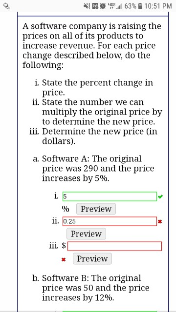 Solved a software company is raising the prices on all of | Chegg.com