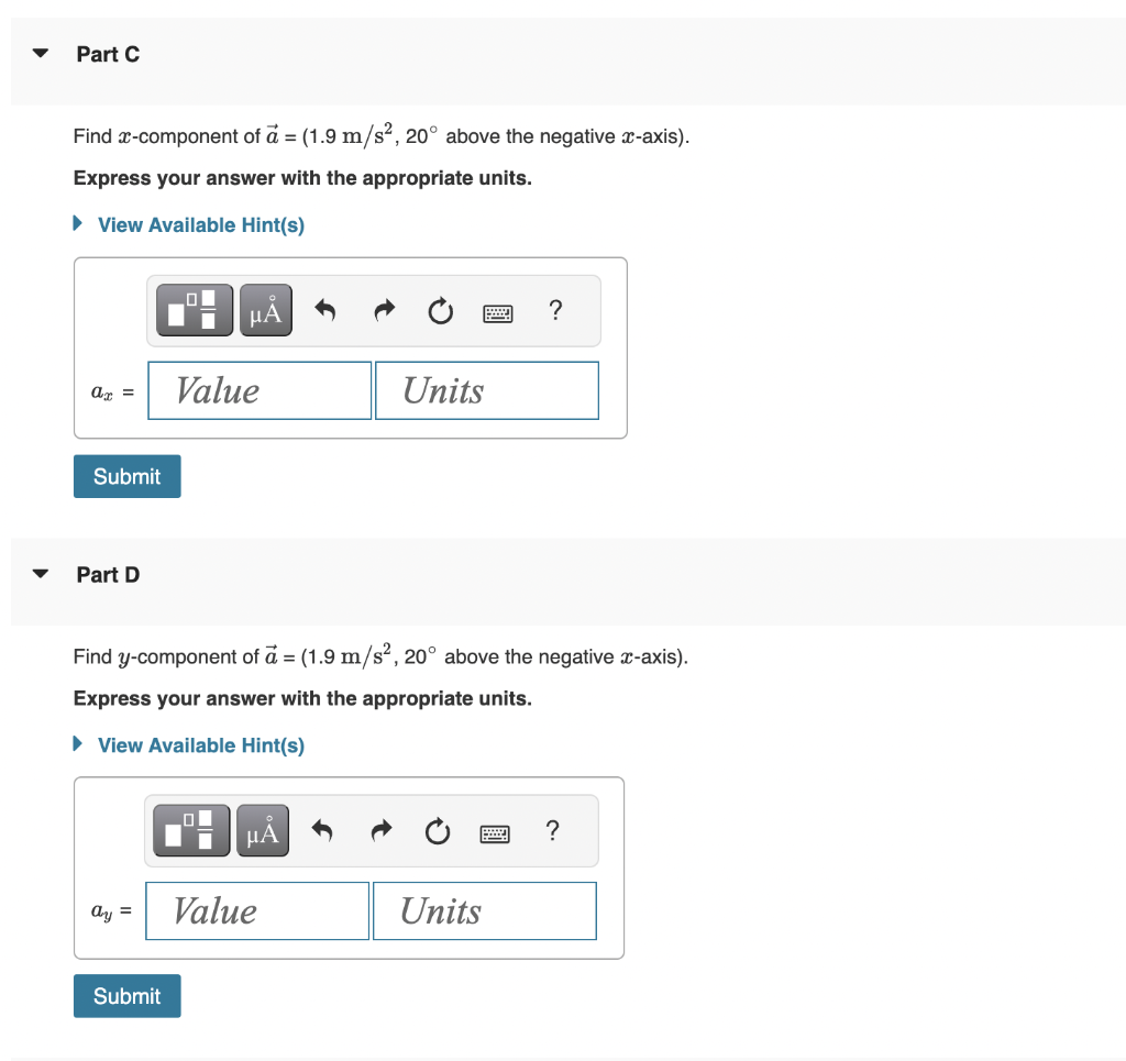 Solved Find x-component of v=(5.5 m/s,20∘ clockwise from the | Chegg.com
