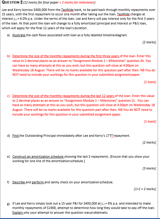 Solved QUESTION 2 (12 marks for final paper + 2 marks for | Chegg.com Solved QUESTION 2 (12 marks for final paper + 2 marks for | Chegg.com