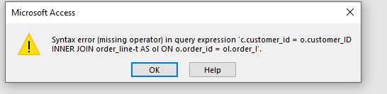 Solved Keep getting syntax Errors on INNER JOIN PLEASE HELP | Chegg.com