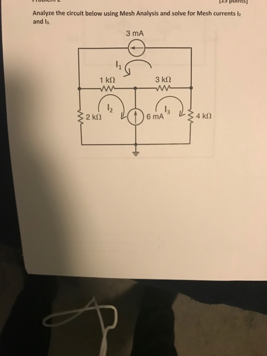 Solved Analyze the circuit below using Mesh Analysis and | Chegg.com