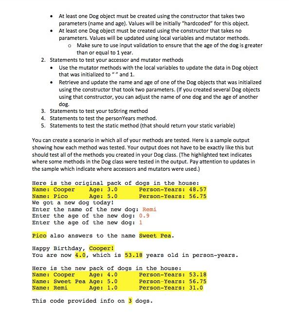 For this exercise, you will define a class called | Chegg.com