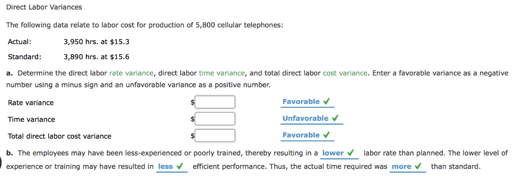 Solved Direct Materials Variances The following data relate | Chegg.com