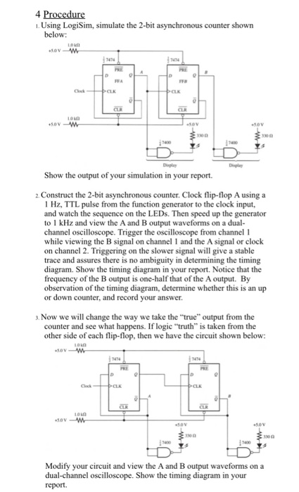 3 Theory Digital counters are classified as either | Chegg.com