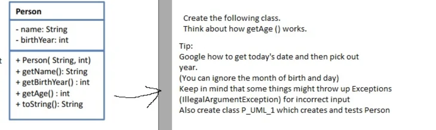 Solved Person - name: String - birth Year: int t + Person( | Chegg.com