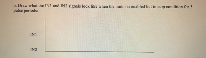 Solved b. Draw what the IN1 and IN2 signals look like when | Chegg.com