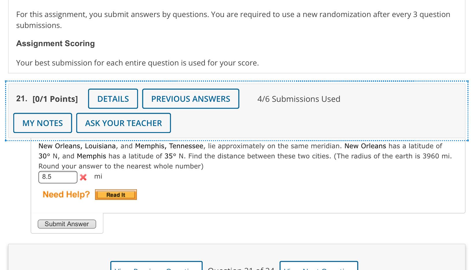 Solved For this assignment, you submit answers by questions. | Chegg.com