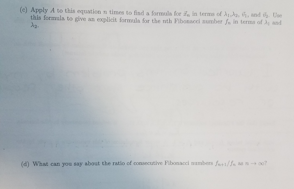 Solved Recall that the Fibonacci sequence 0, 1, 1,2,3,5, 8, | Chegg.com