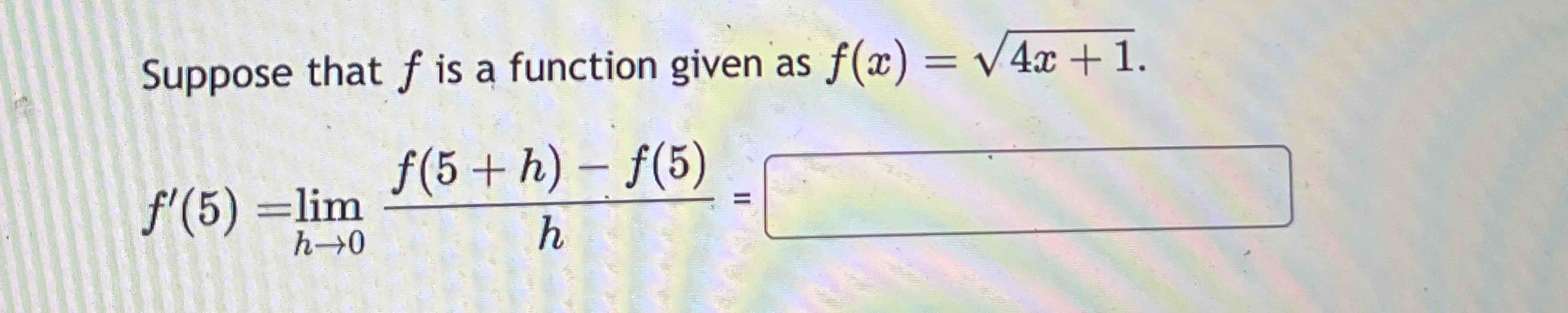 Solved Suppose that f ﻿is a function given as | Chegg.com