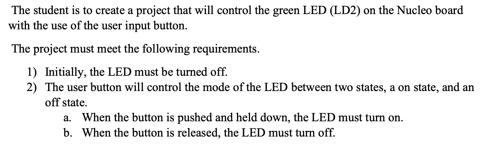 Solved The student is to create a project in C that will | Chegg.com