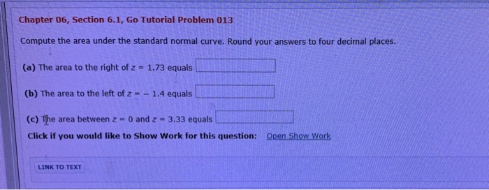 Solved Chapter 06, Section 6.1, Go Tutorial Problem 013 | Chegg.com