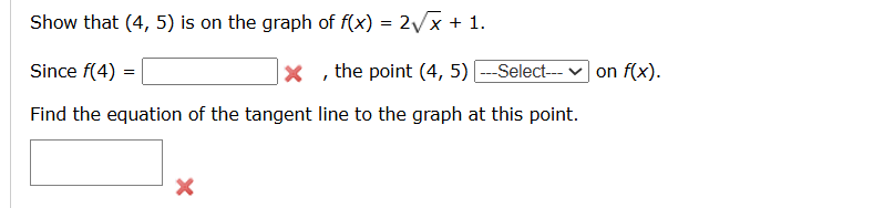 Solved Show that (4,5) ﻿is on the graph of f(x)=2x2+1.Since | Chegg.com