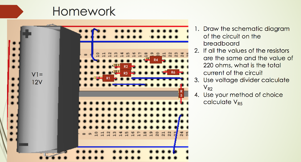 Breadboard Circuit Diagram Wiring Flow Line