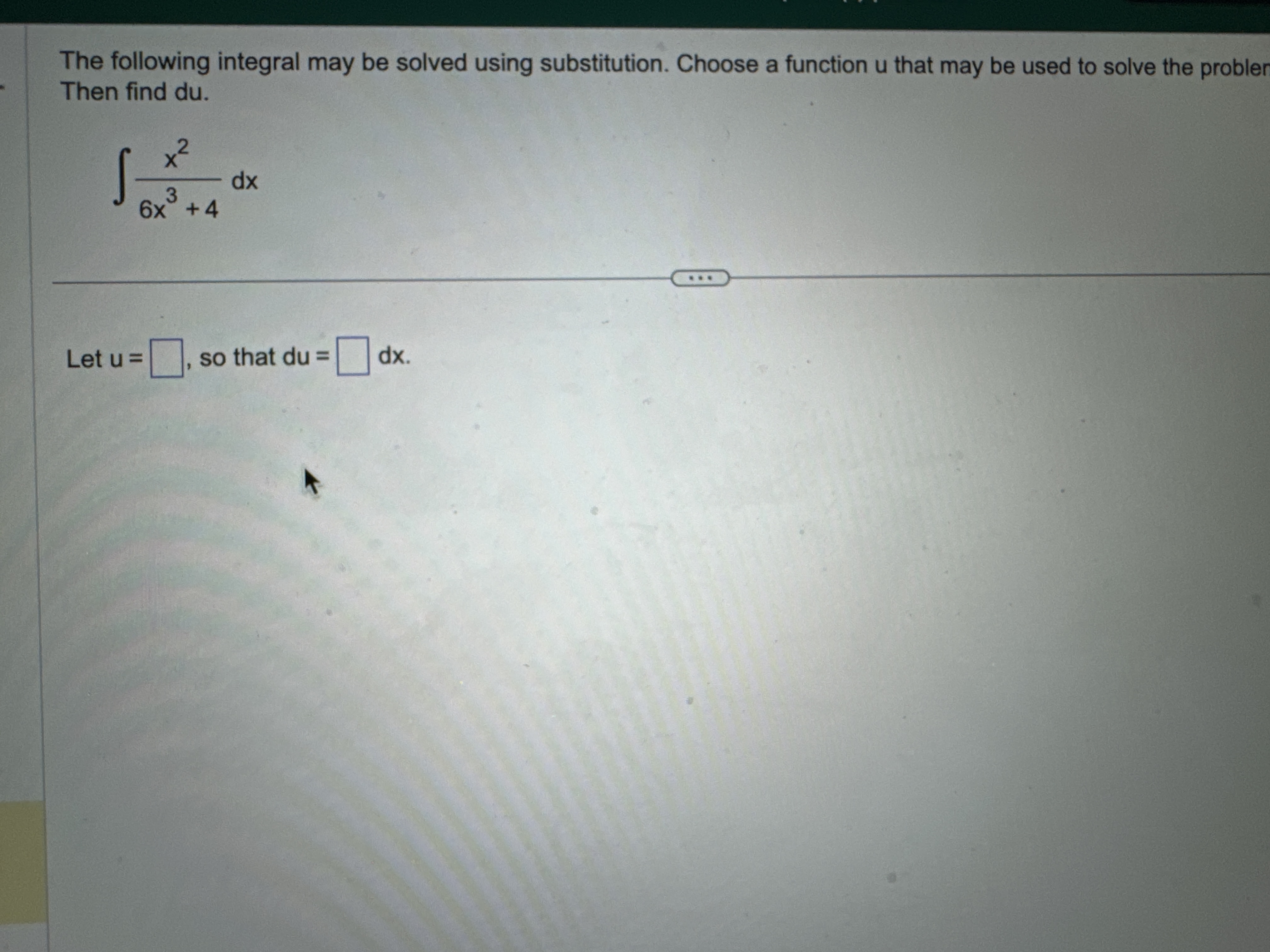 Solved The following integral may be solved using | Chegg.com