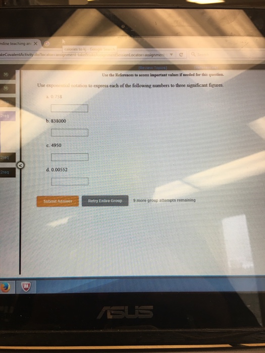 Solved Use exponential notation to express each of the | Chegg.com
