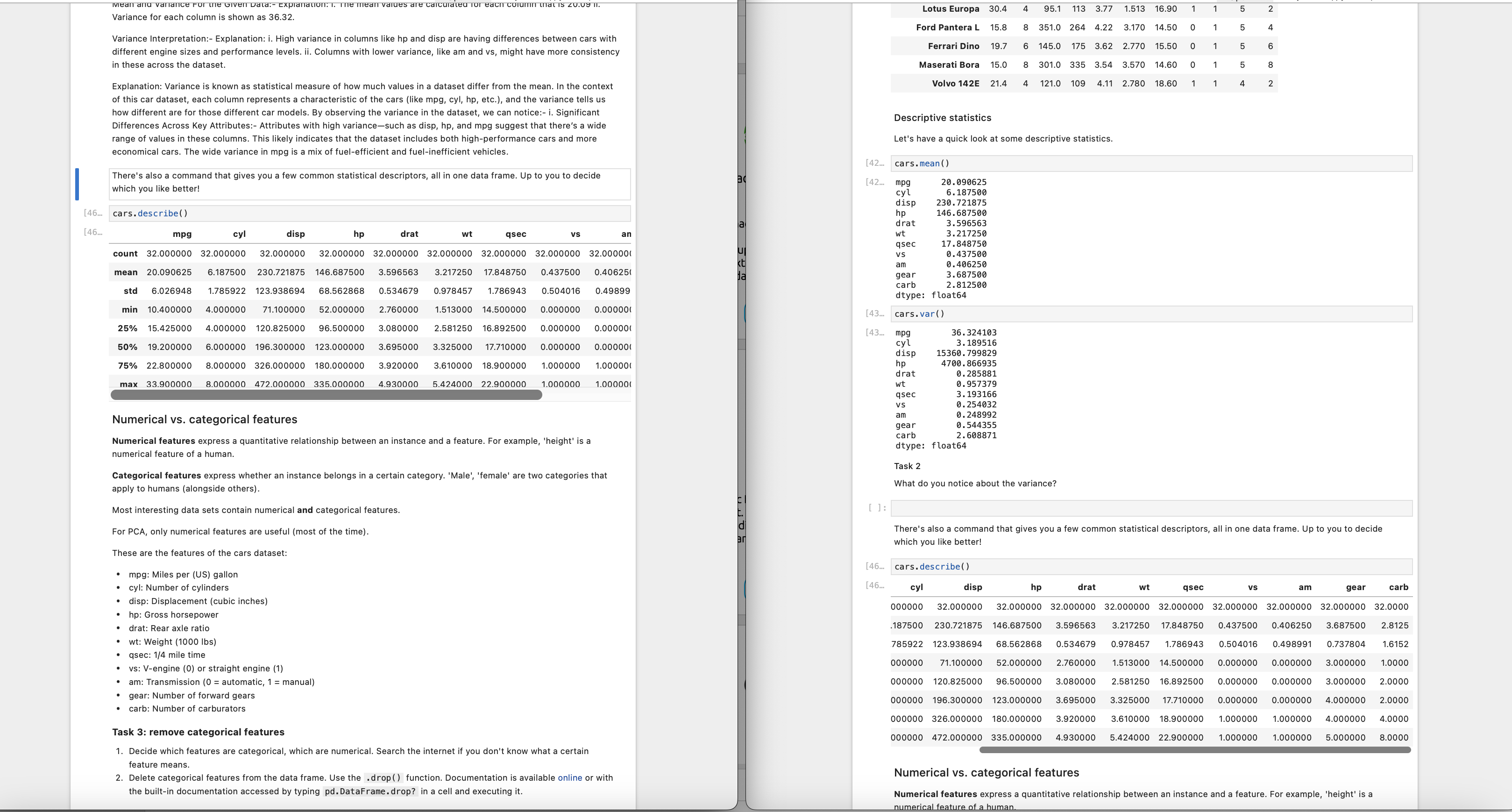 Need Task 3 ﻿Solutions and use Python to solve | Chegg.com