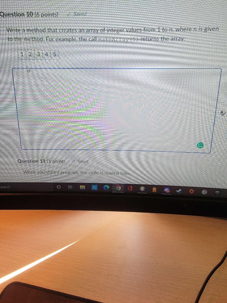 Solved Question 10 (6 points) Saved Write a method that | Chegg.com