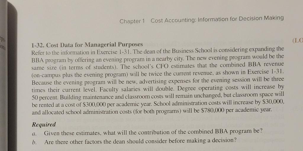 Solved operations information you would like to have before | Chegg.com