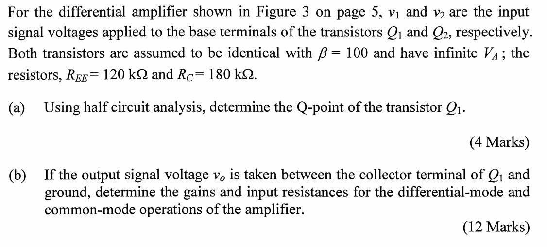 Solved Hi can you help me solve the following analog | Chegg.com