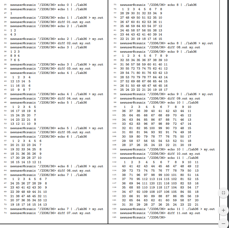 . spiral pattern Write and test a program that fills | Chegg.com