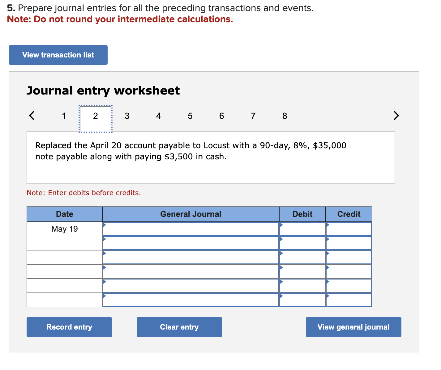 Solved 3. Determine the interest expense recorded in the | Chegg.com