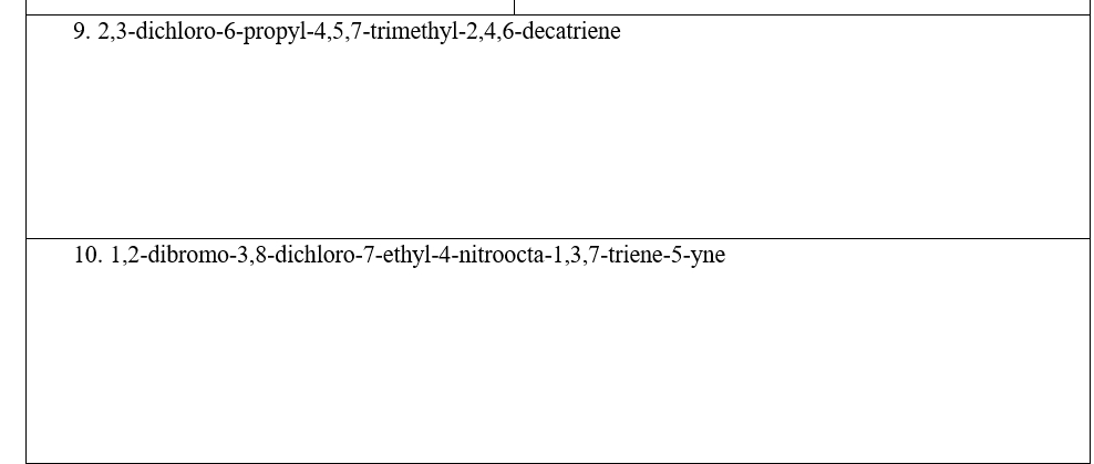 Solved Draw the following hydrocarbons. Make sure you know | Chegg.com