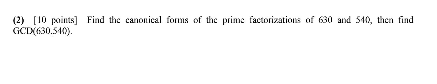 Solved (2) [10 points] Find the canonical forms of the prime | Chegg.com