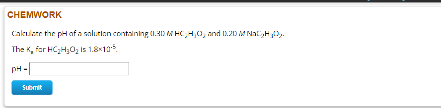 Solved Calculate the pH of a solution containing | Chegg.com