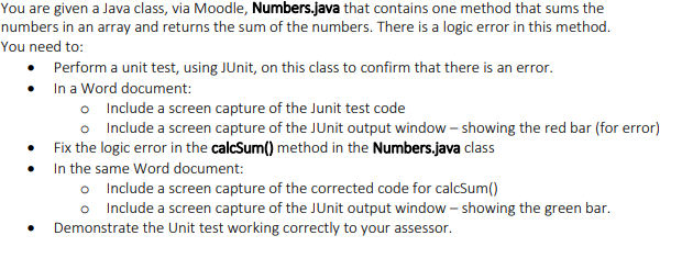 Solved You are given a Java class, via Moodle, | Chegg.com