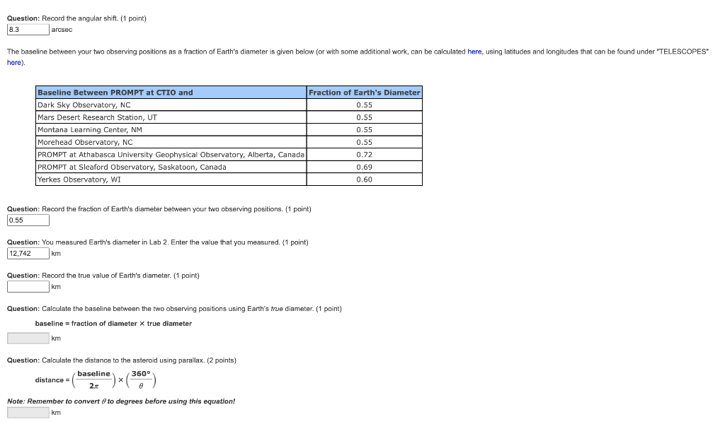 Solved Question: Record the angular shift. (1 point) 8.3 | Chegg.com