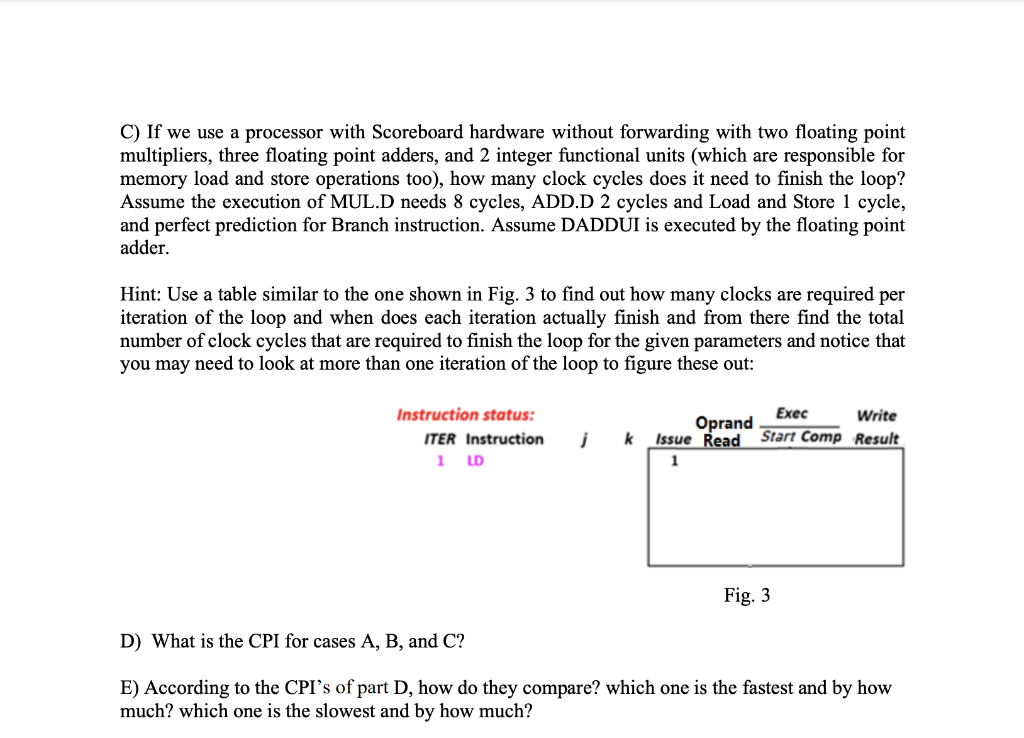Problem Set − Case Study Consider the following loop: | Chegg.com