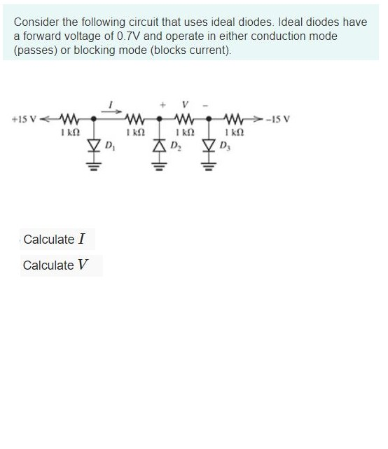 Solved Consider the following circuit that uses ideal | Chegg.com