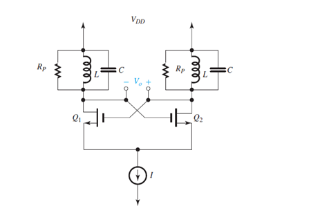 Solved Design a cross-coupled LC oscillator to operate at w0 | Chegg.com