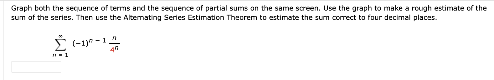 Solved Graph Both The Sequence Of Terms And The Sequence Of 4177