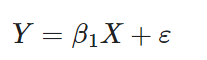 Solved There is a simple linear regression model without | Chegg.com
