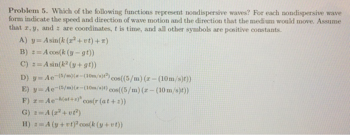 Solved Which of the following functions represent | Chegg.com