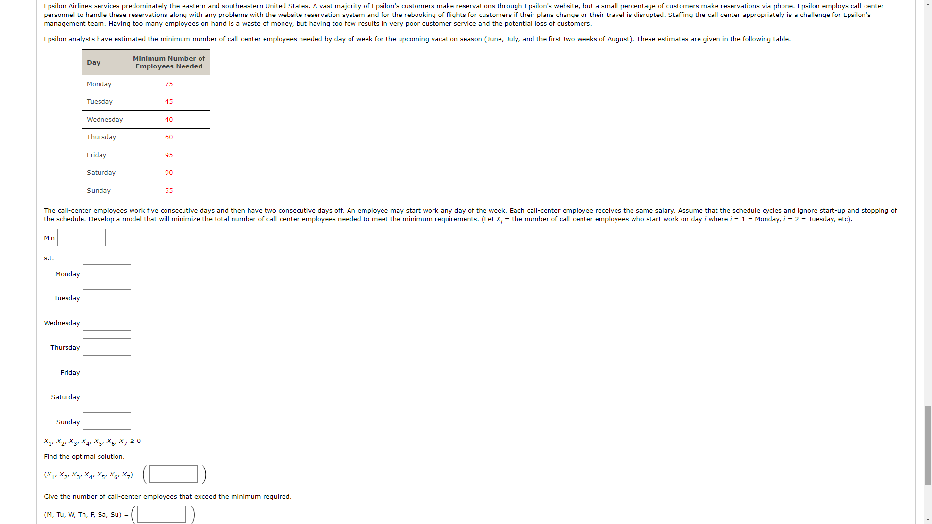 Solved A linear programming computer package is needed. | Chegg.com
