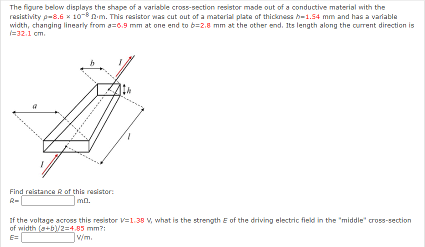 Solved The figure below displays the shape of a variable | Chegg.com