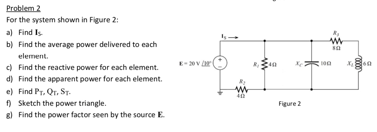 Solved Problem 2 For the system shown in Figure 2: a) Find | Chegg.com