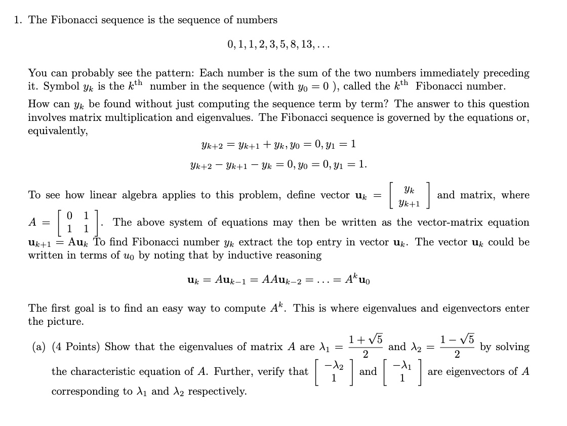 Solved Discuss on matrix multiplication and eigenvalues | Chegg.com