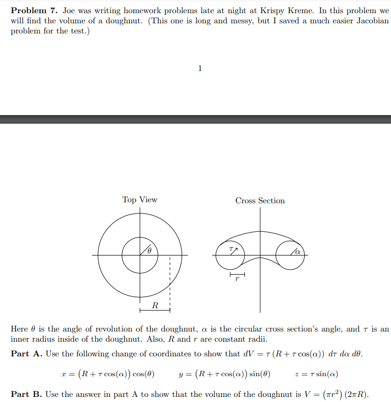 Solved Joe was writing homework problems late at night at | Chegg.com