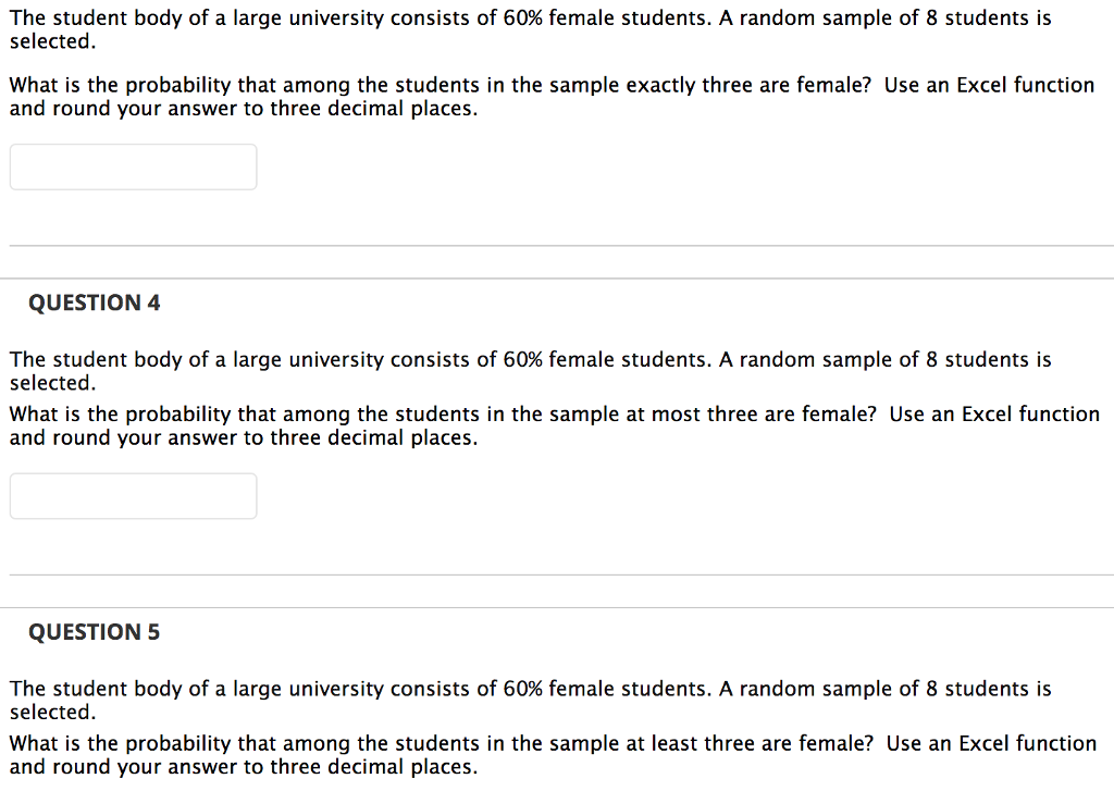 Solved The student body of a large university consists of | Chegg.com