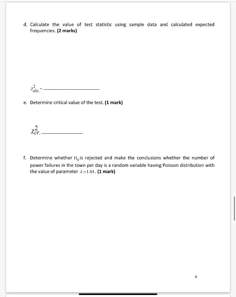 Solved 7. (1+1+2+2+1+1=8 marks ) An engineer of a company | Chegg.com