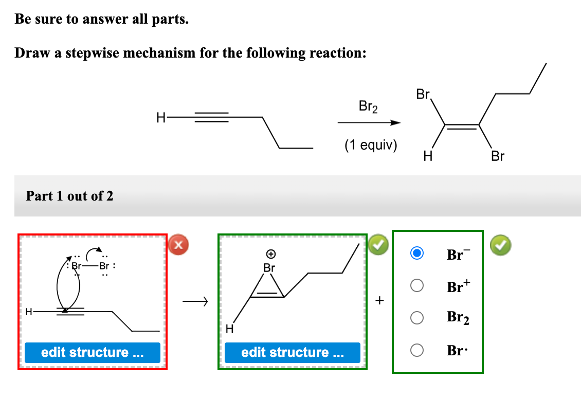 Solved Be sure to answer all parts. Draw a stepwise | Chegg.com