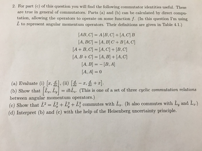 Solved 2. For part (c) of this question you will find the | Chegg.com