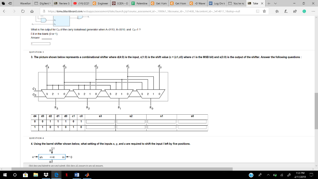 Solved Consider A Custom Alu Shown In The Figure Below Wh