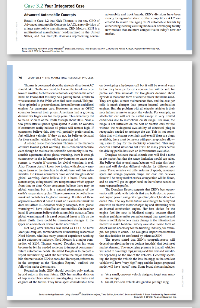 Solved Case 3.2 There are two major problems which concern | Chegg.com